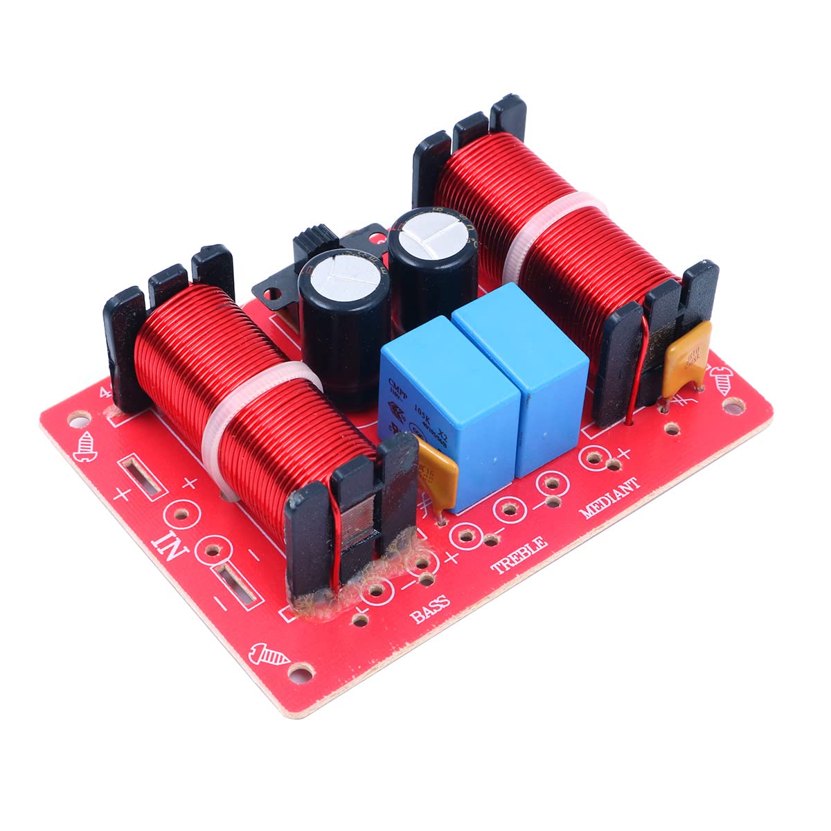 DollaTek 2Pcs 150W 3WAY Audio Speaker Treble Medium Bass 3 Dividers ...