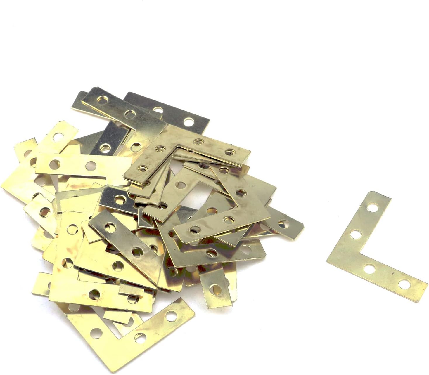 Amazon.com: UFURMATE Heavy Duty Corner Braces, 8Pcs Right Angle Brass ...