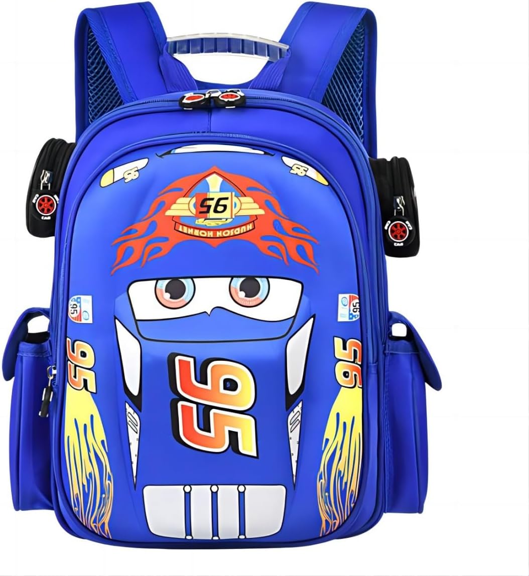 Amazon.com | Nzahdwu Kids Caroon Car Backpack, Novelty Toddler Backpack ...