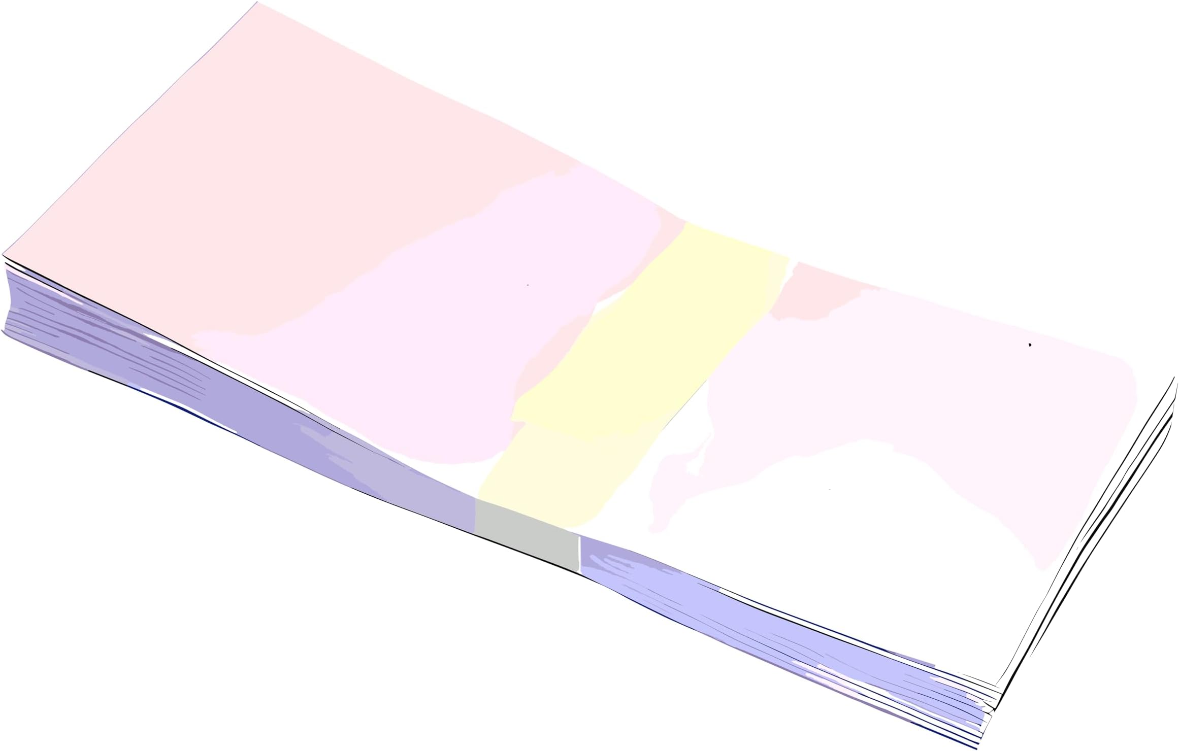 AL-Bi White Paper Cheque Size Envelope For Office Secure Mailing (Pack ...