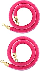 Amazon.com: Stanchions and velvet ropes, Rope Barriers Pink Grey Red ...