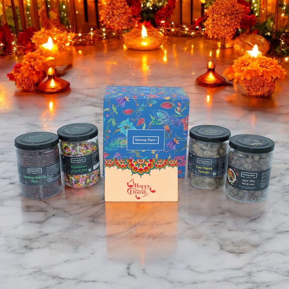 Tummy Pops | Diwali Gift Box for Friends and Family | Sweet Mukhwas ...