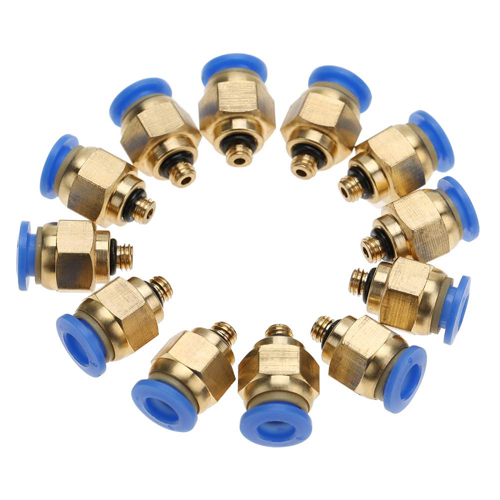 Conector Neumático Macho Rápido Tubo de Aire Neumático Macho Conector ...