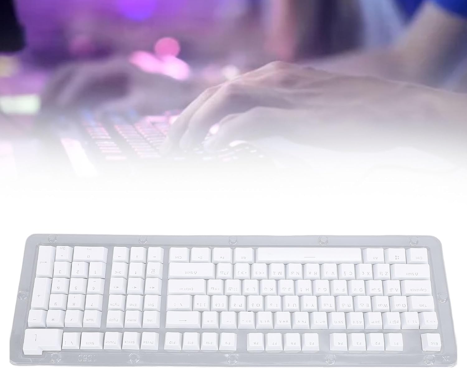 Amazon.com: Arabic Keyboard Caps, Black Premium ABS 112 Keys Arabic ...