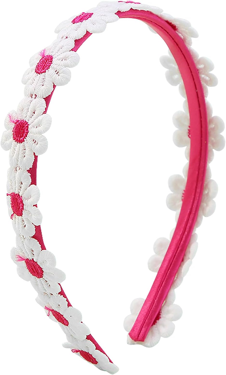 Amazon.com : SeBneny Spring Headband Rose Red Daisy Flower Headband for ...