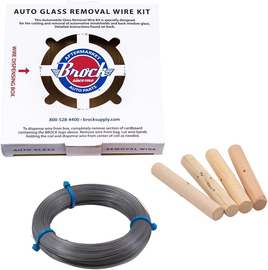 Amazon.com: Windshield Auto Glass Removal Wire Kit 853' ft Stainless ...