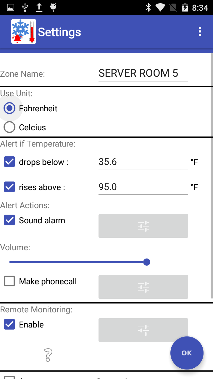Temperature Alarm Alert - App on Amazon Appstore