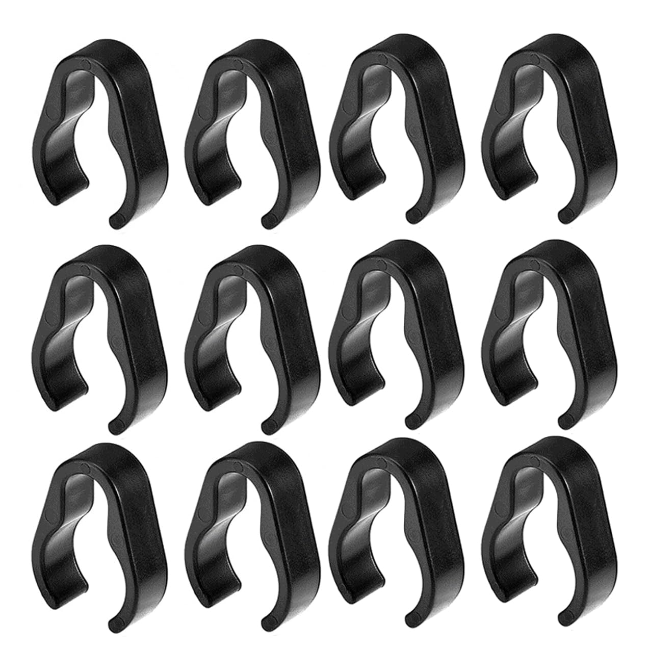 Amazon.com: 30Pcs Plastic Microphone Stand Cable Clips Universal ...