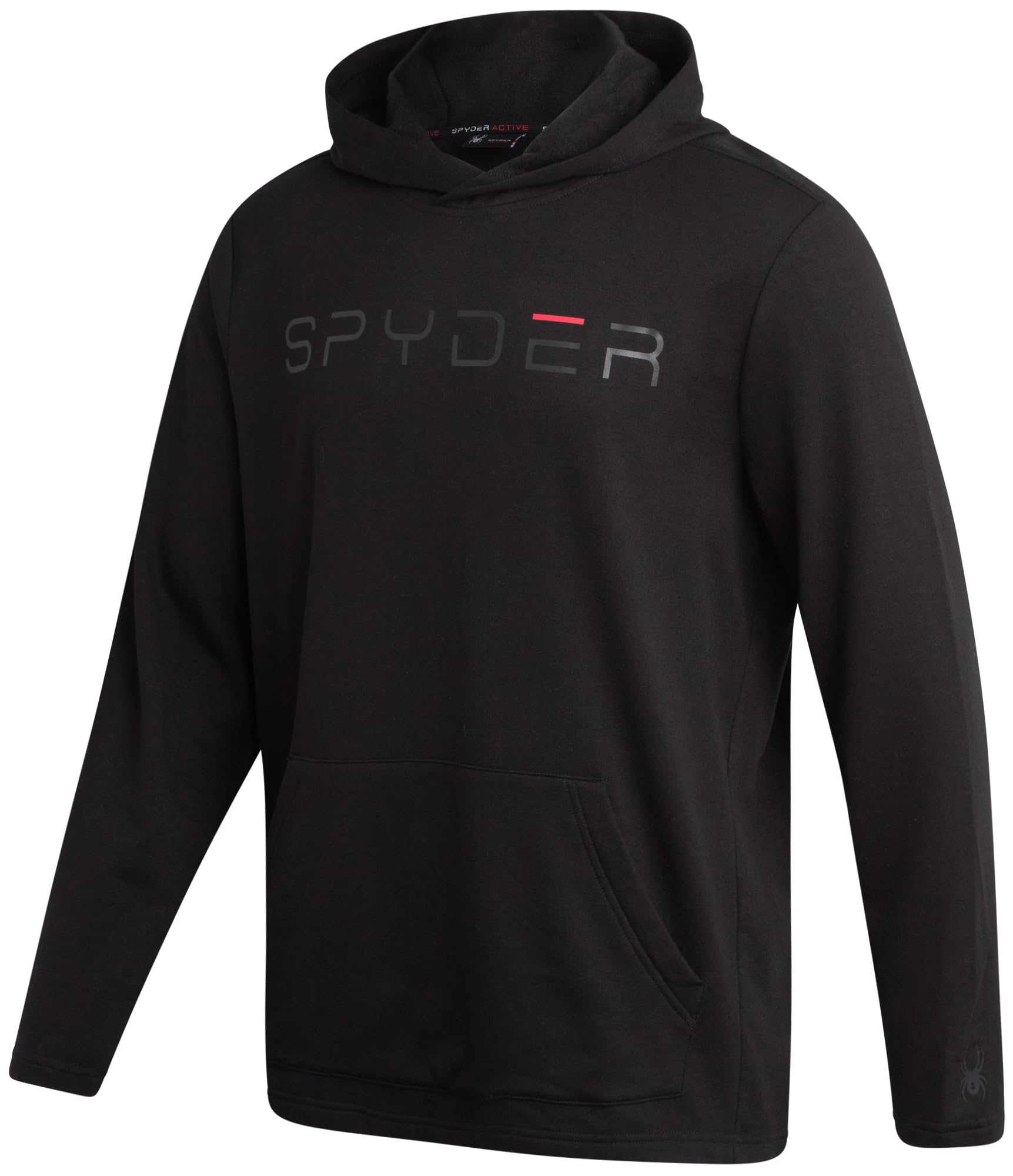 Spyder Men's Hoodie - Active Performance Tri-Blend Fleece Basic ...