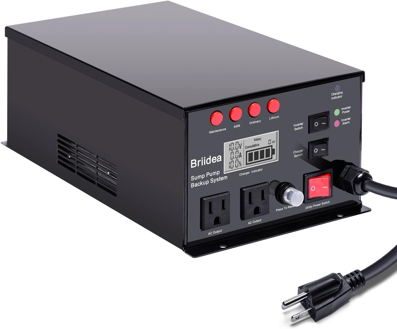 PumpSpy PS2000 WiFi Battery Backup Sump Pump System w/Internet ...