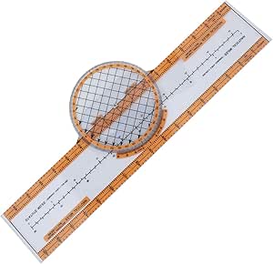 Amazon.com: Aviation Plotter Aviation Slide Ruler for Student ...