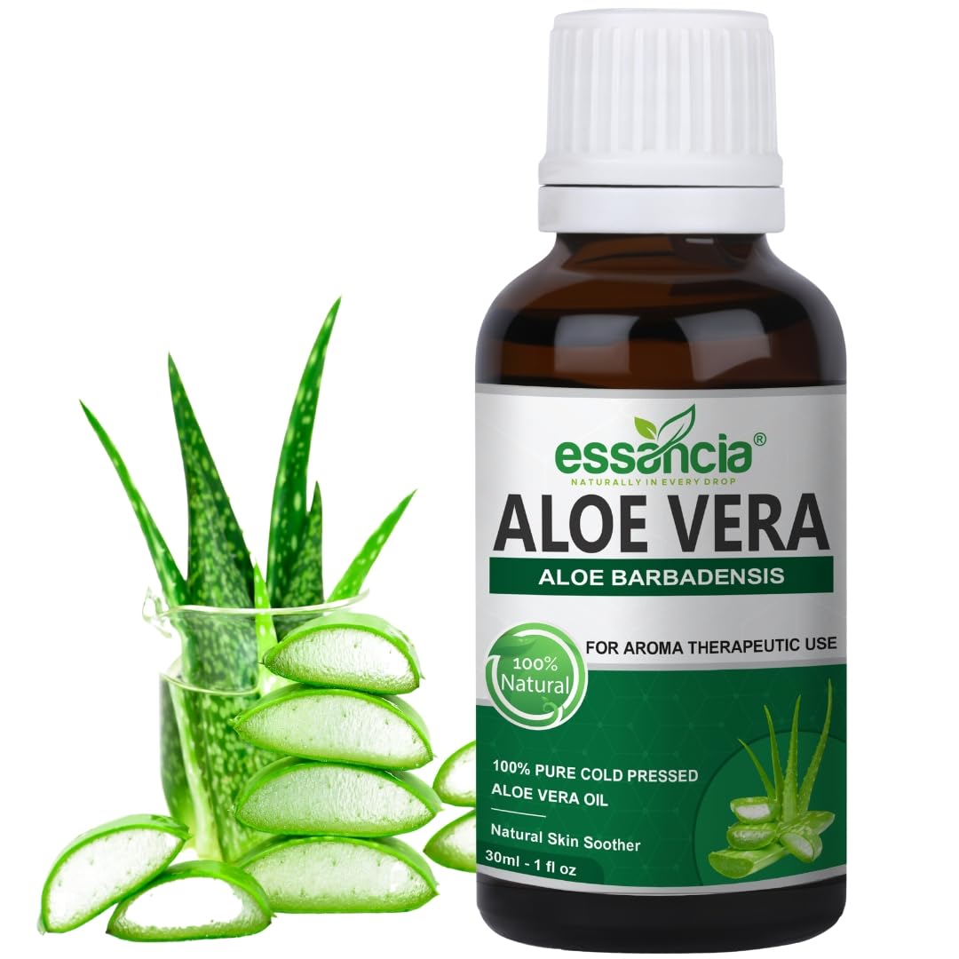 Buy essancia - NATURALLY IN EVERY DROP Aloe Vera Oil For Skin ...