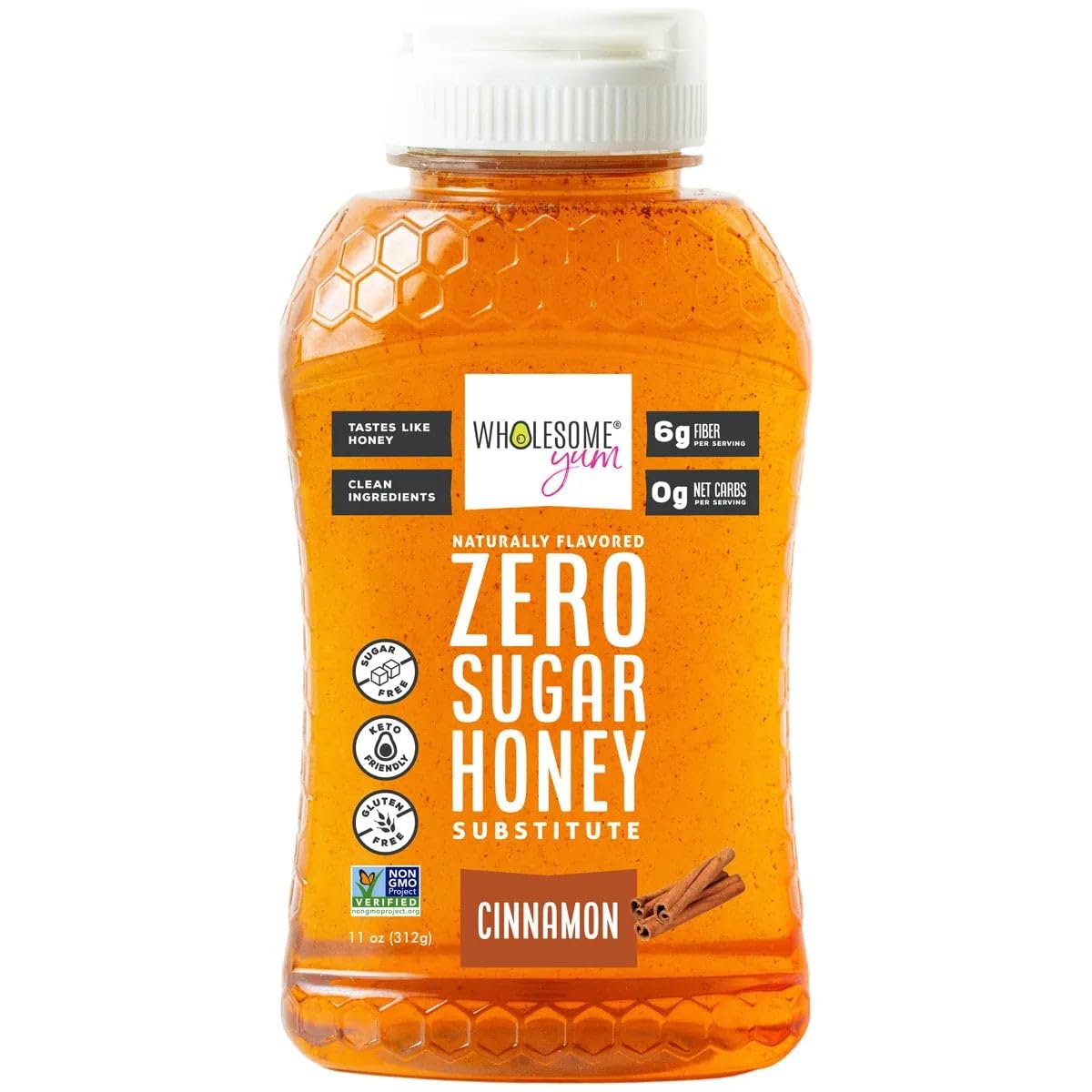 Amazon.com : Wholesome Yum Cinnamon Zero Sugar Honey Substitute (Keto ...
