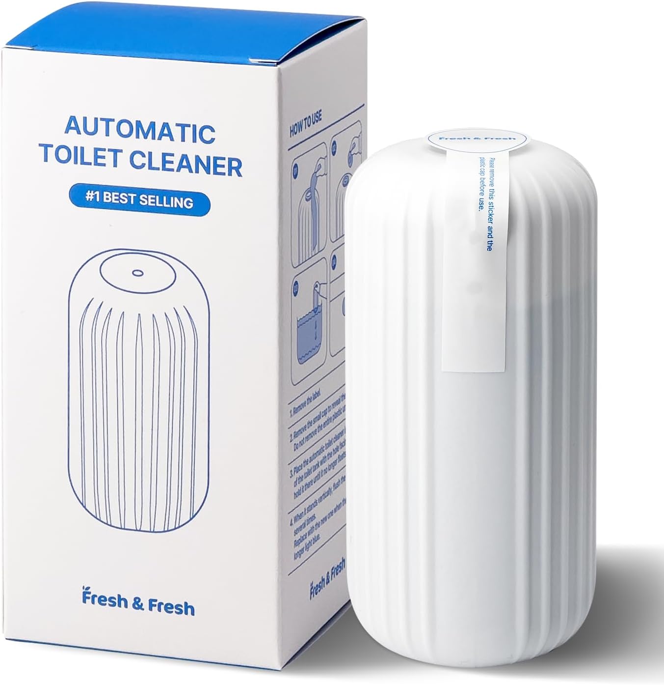 Amazon.com: Fresh & Fresh Automatic Toilet Bowl Cleaners - 1 Bottle ...