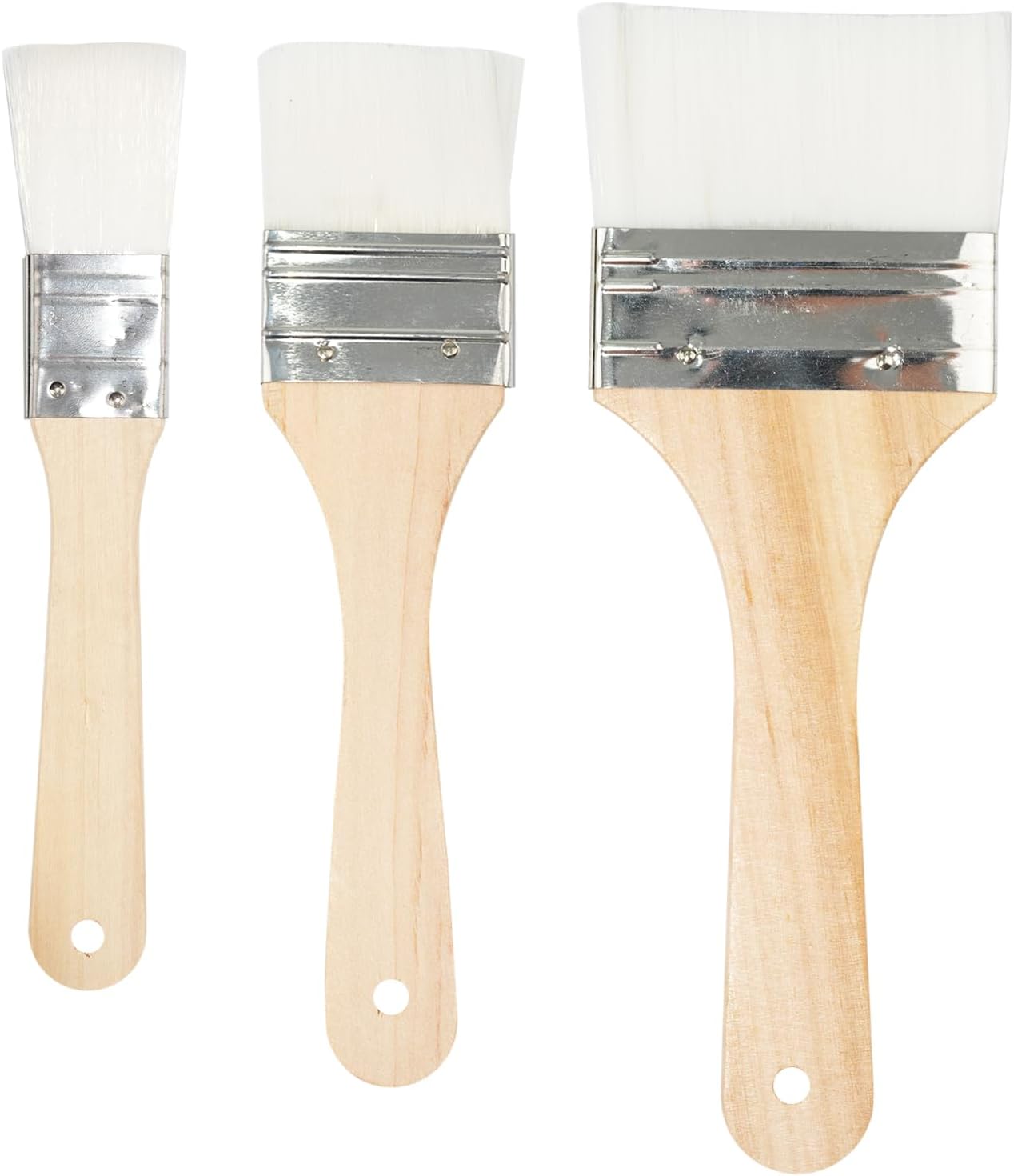 Double Thick Chip Paint Brush, 3 inch / 75mm Stain Brushes for Painting ...