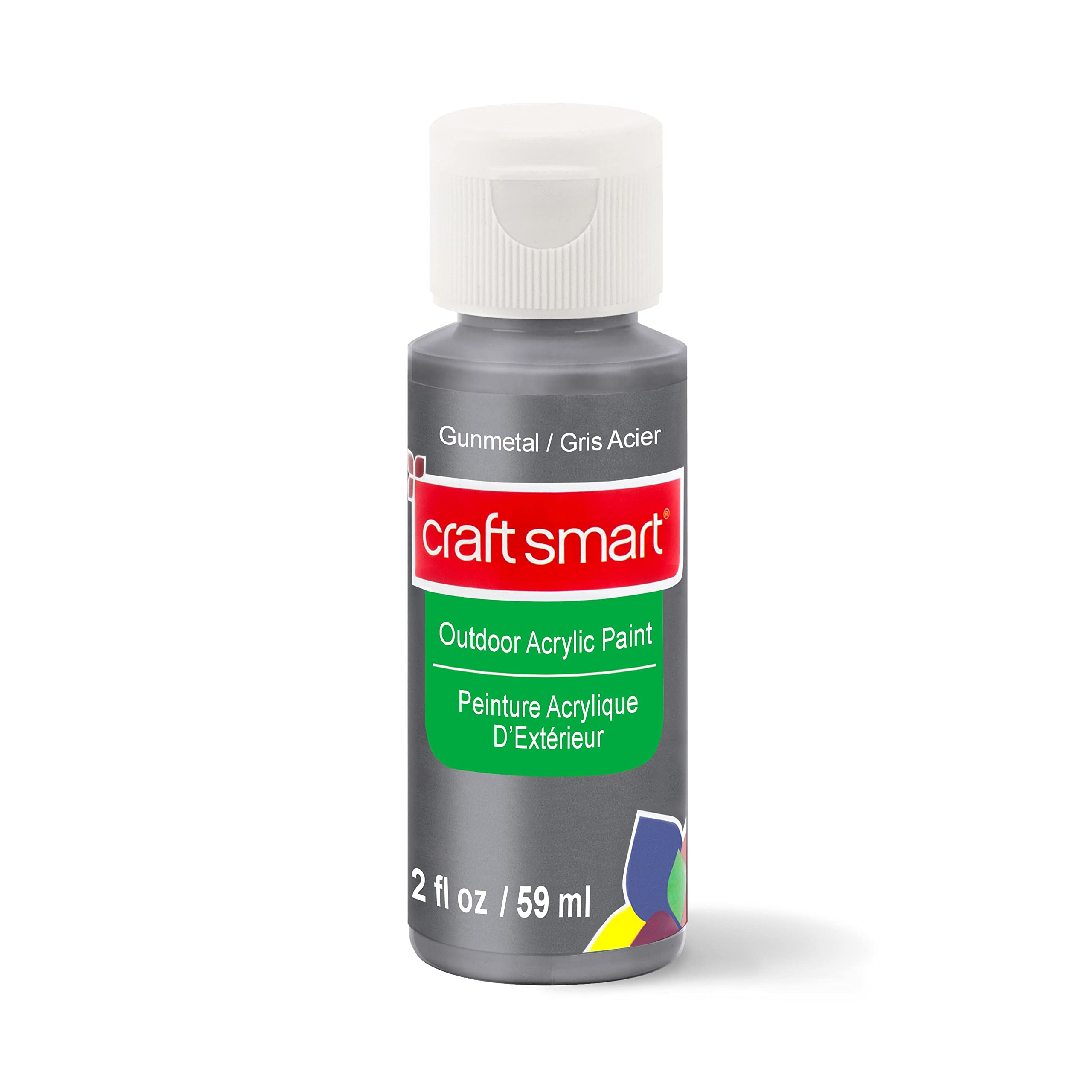 Amazon.com: Craft Smart 12 Pack: Metallic Outdoor Acrylic Paint, 2oz.