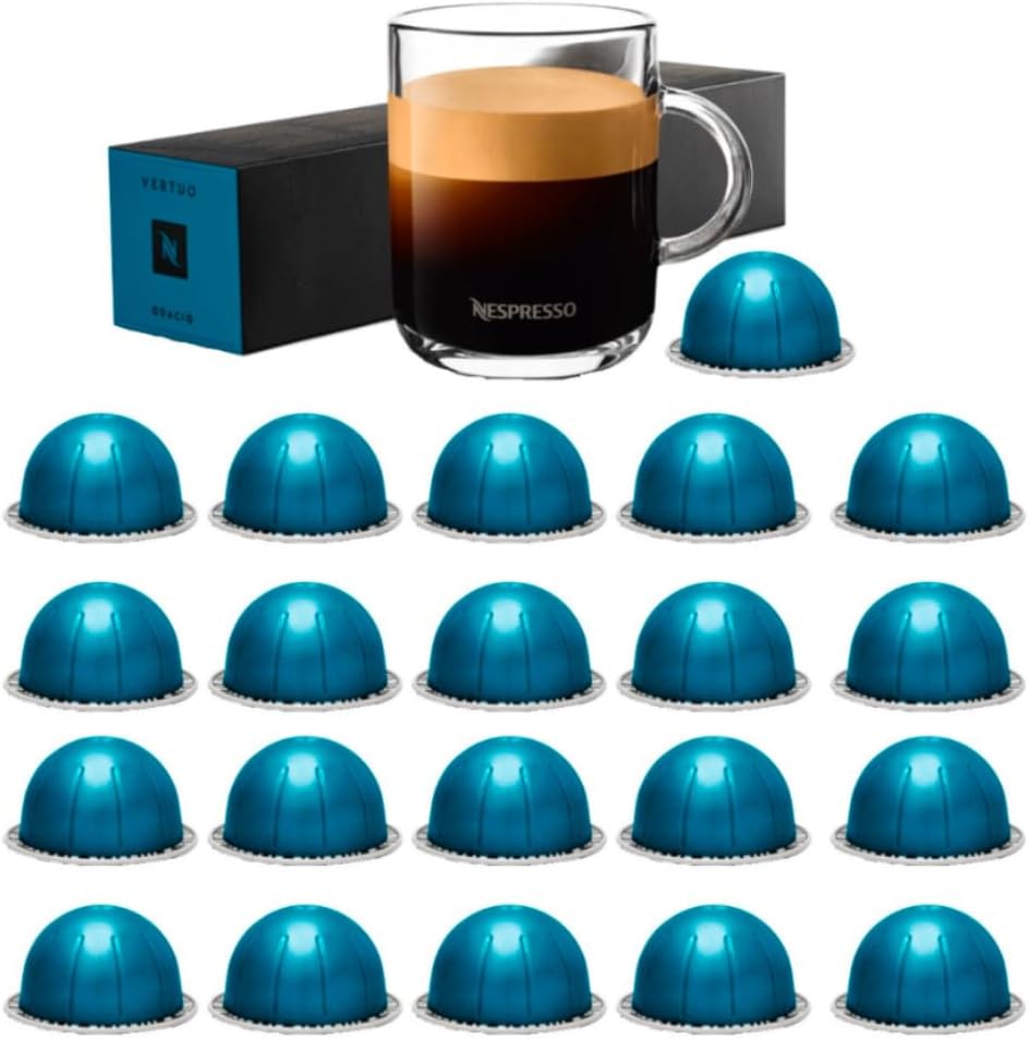 Amazon.com: Nespresso Capsules Vertuo, Variety Pack, Medium and Dark ...