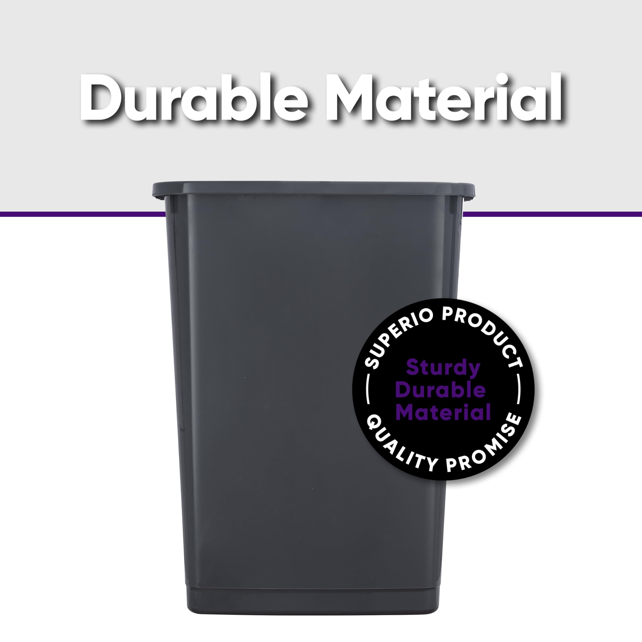 Snapklik.com : Superio Large Kitchen Trash Can 13 Gallon, 52 Qt Waste ...