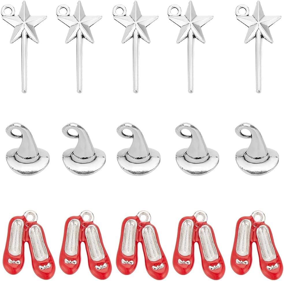 Amazon.com: SUNNYCLUE 1 Box 60Pcs Magical Charms Bulk Magic Themed ...