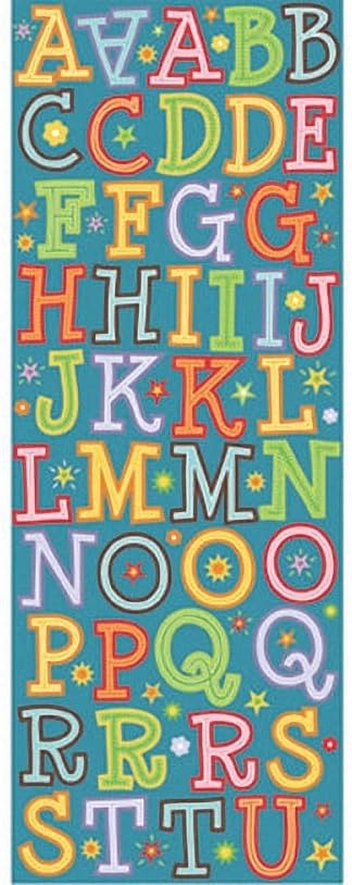Amazon.com: Spaghetti Die-Cut Alphabet Stickers