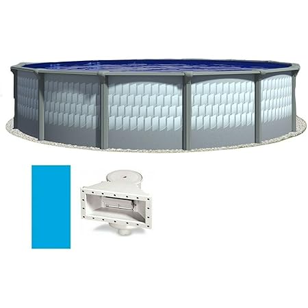 Amazon.com : Lake Effect Pools 'Testudo' 21' Foot Round Above Ground ...