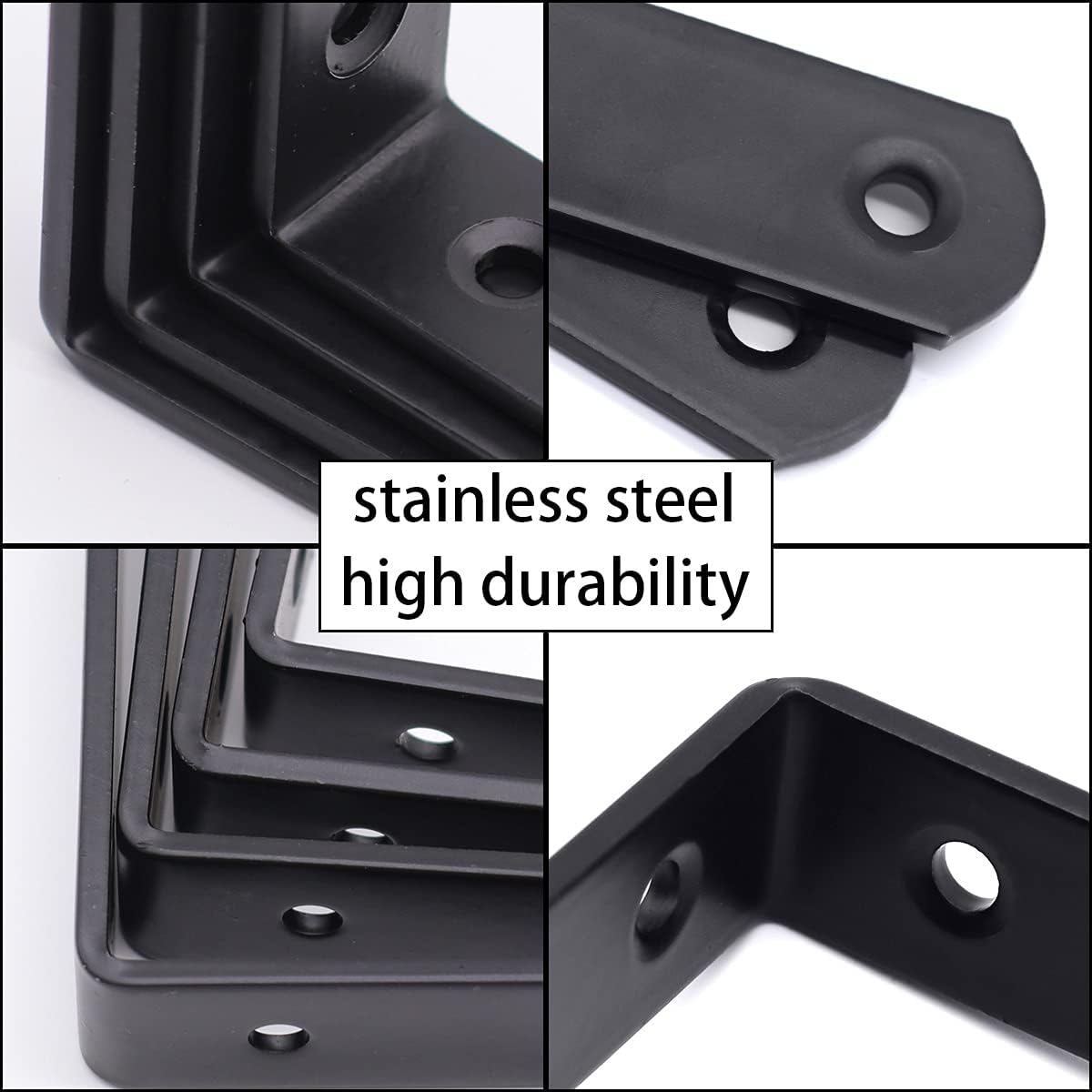Heavy Duty Corner Board Shelves, L-Shaped Right Angle Support,4pcs ...