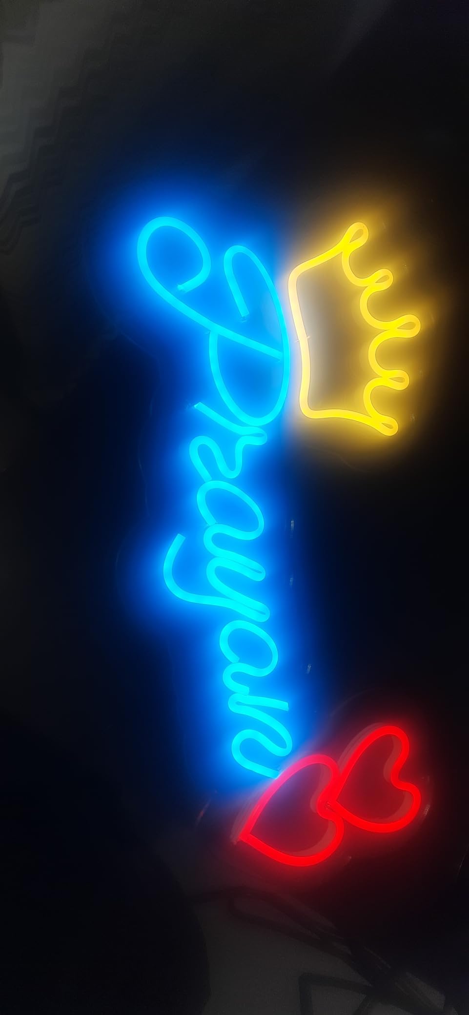 Buy zorange Neon Light Customized Name | Neon Lights For Wall | Couple ...