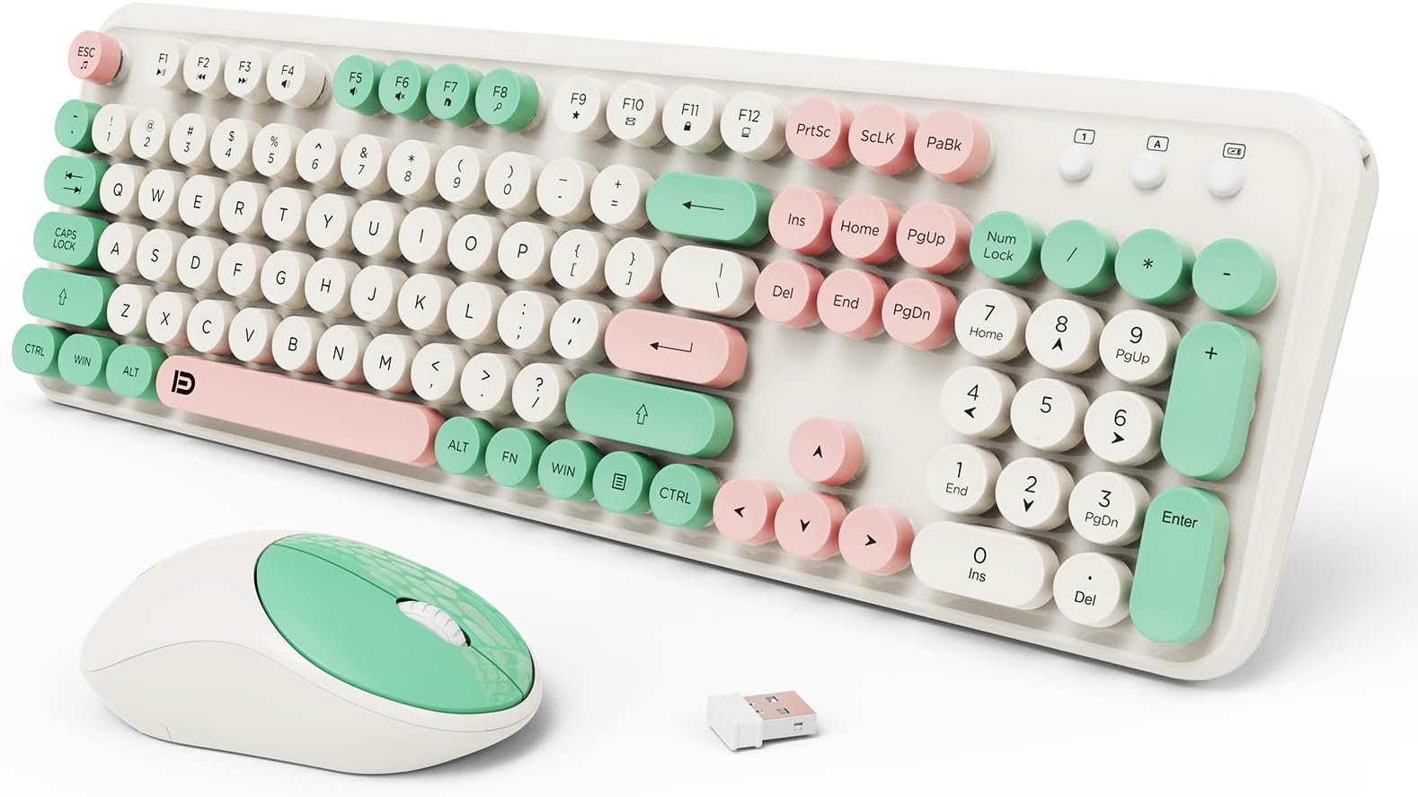 Amazon.com: 2.4G Wireless Keyboard & Mouse Combo, Portable%60 Small ...