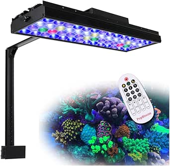 Amazon.com : PopBloom LED Aquarium Light - Updated Aquarium Coral Reef ...