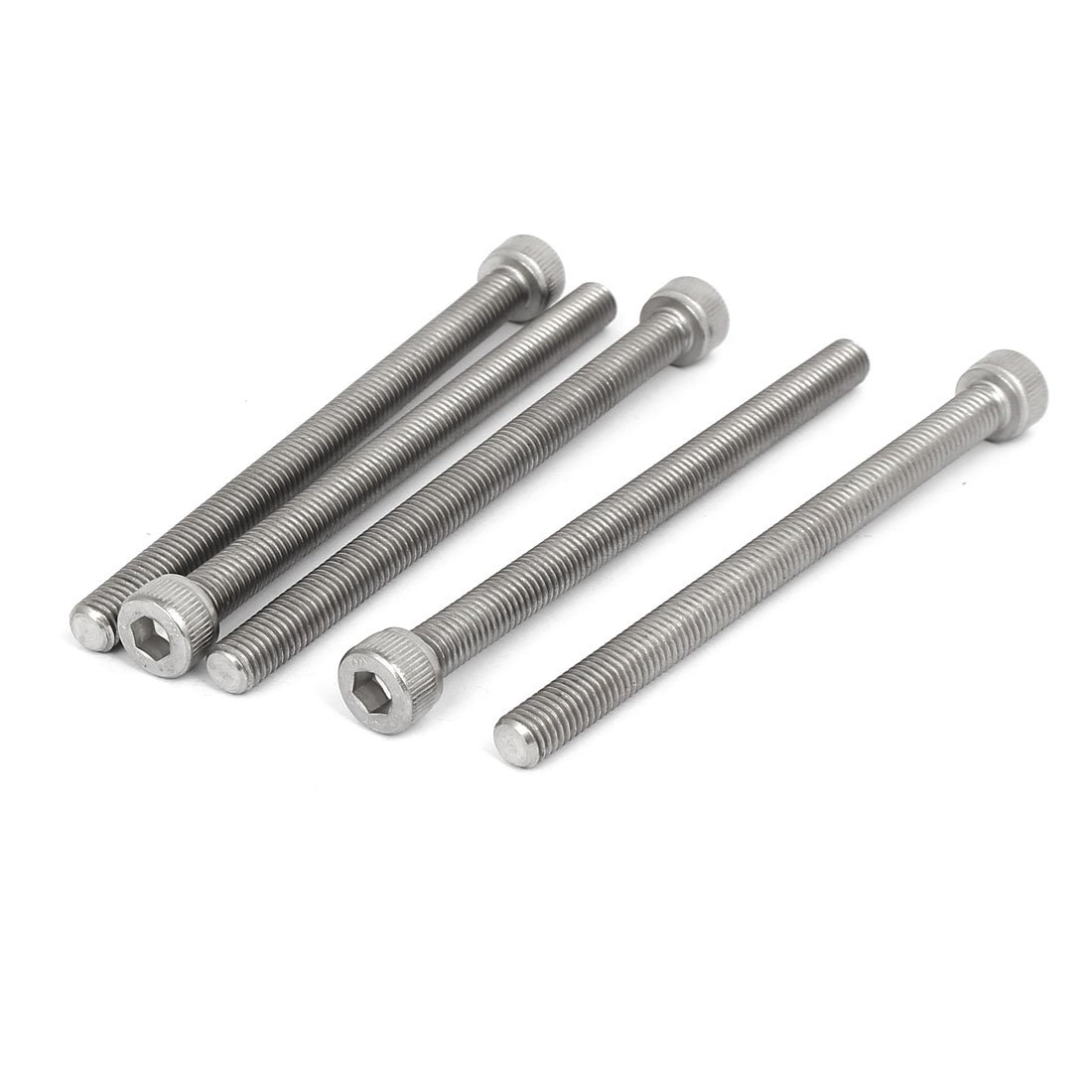Amazon.com: uxcell® M8x110mm Thread 304 Stainless Steel Hex Socket Head ...