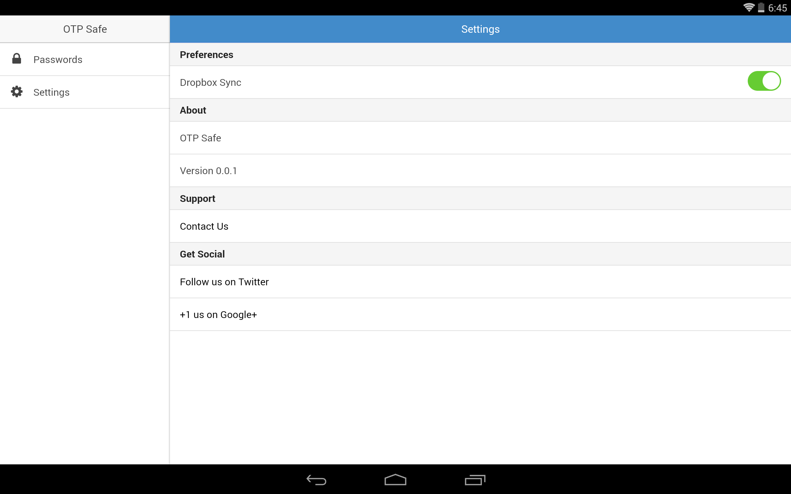 OTP Safe - App on the Amazon Appstore
