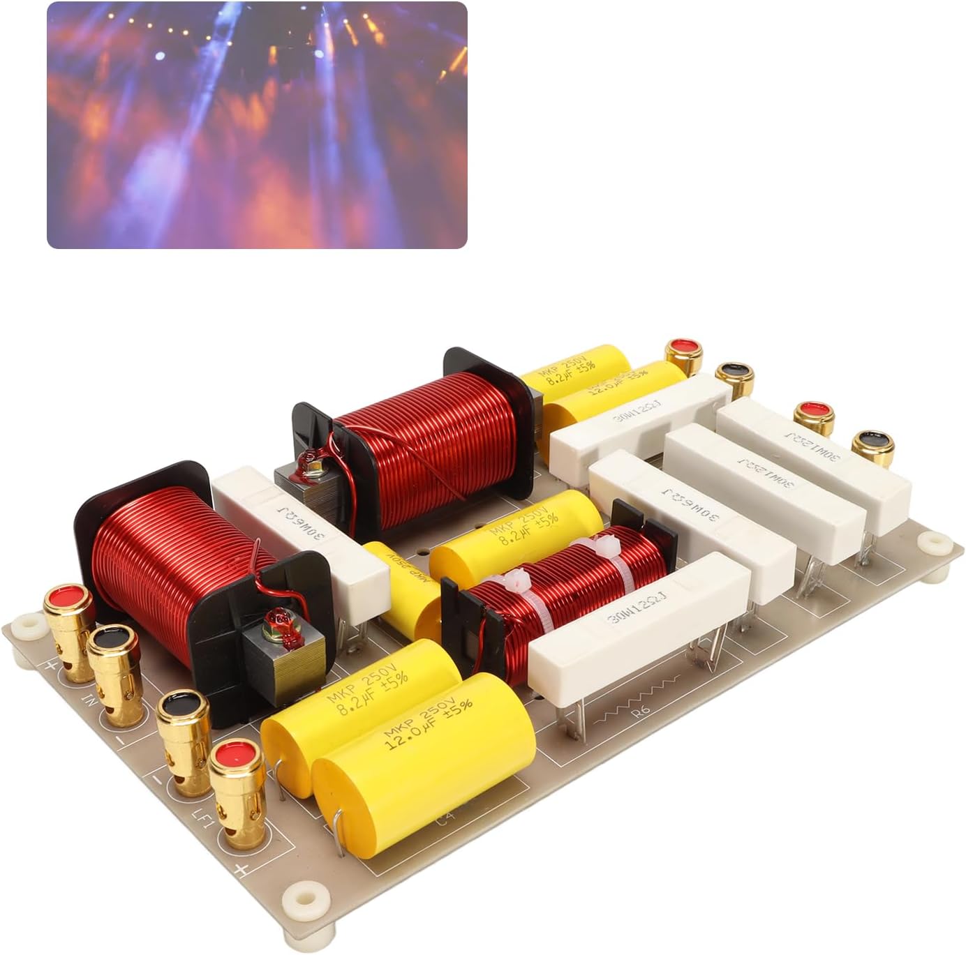 Amazon.com: KUIDAMOS 3 Way Speaker Crossover 3 Way Crossover 3 Way ...