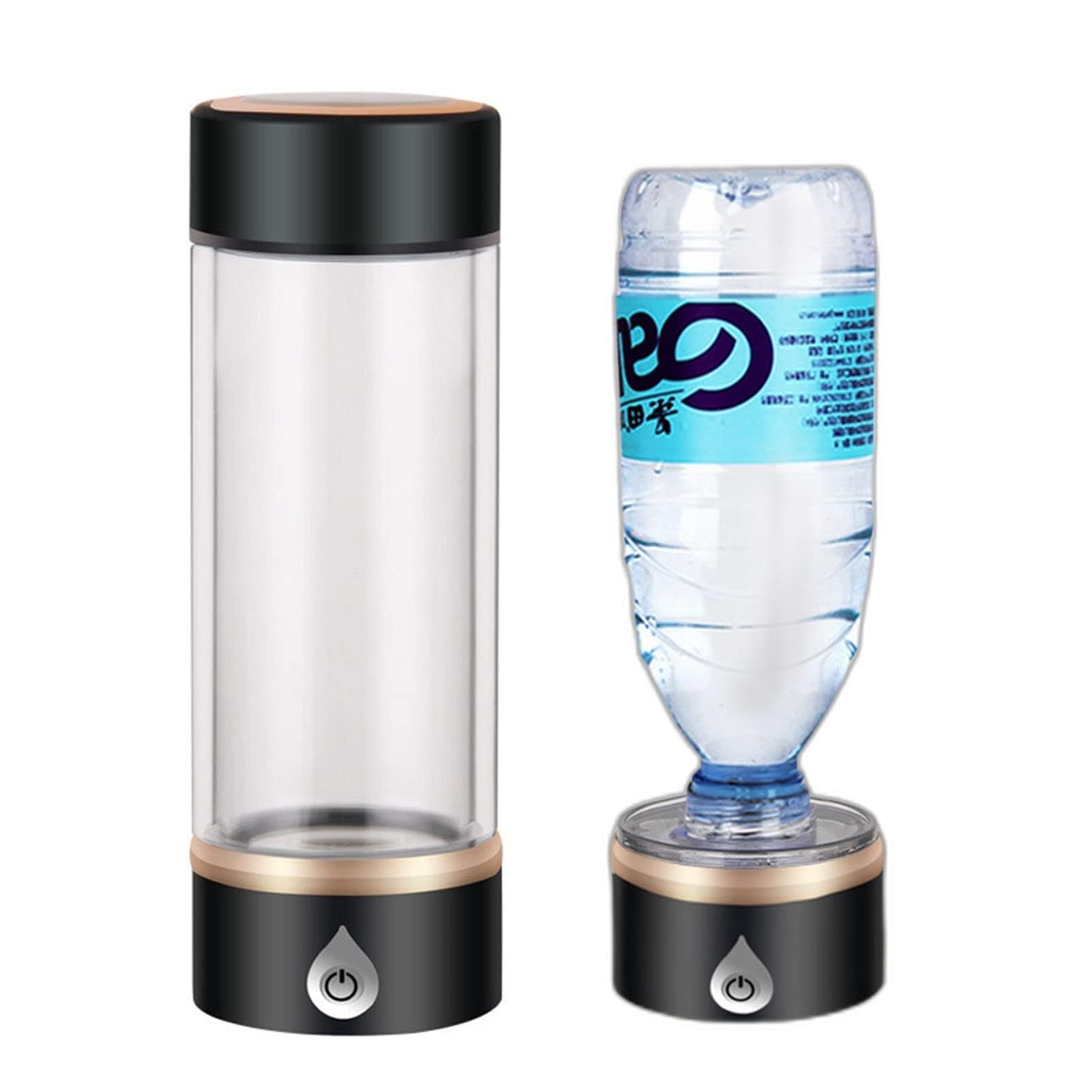1500ppb Hydrogen Rich Water Bottle Generator, 420ml Portable Hydrogen ...