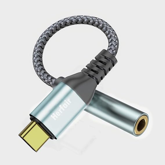 Amazon.com: USB C to 3.5mm Jack,Type C to Headphone Adapter USBC to Car Aux Audio Earphone ...
