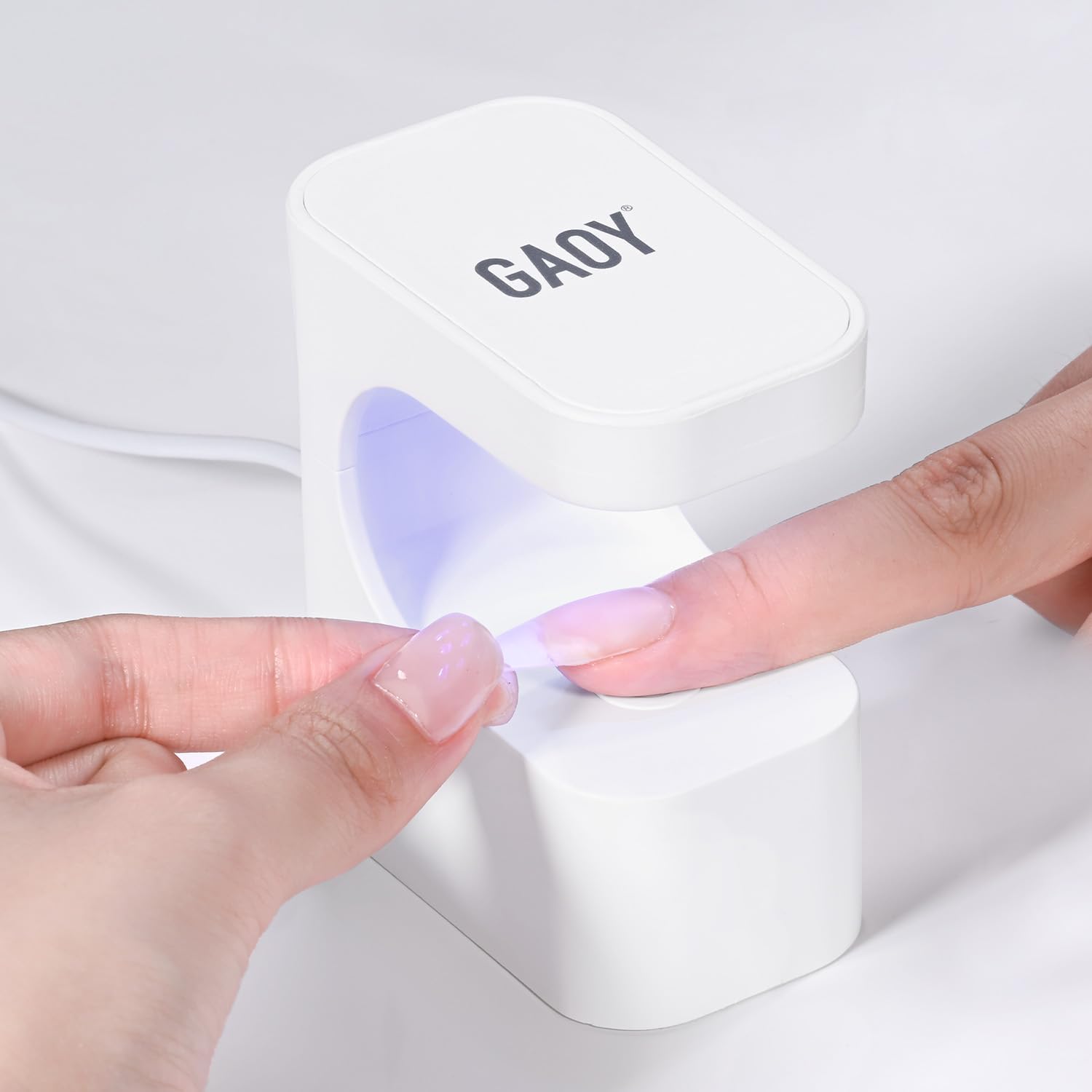 Amazon.com : GAOY Mini UV Light for Gel Nails, Small Curing Light, Eggshell LED Nail Lamp, Fast ...