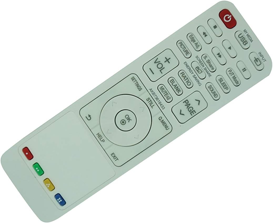 Amazon.com: HCDZ Replacement Remote Control for LG MiniBeam Pro PF1500G ...