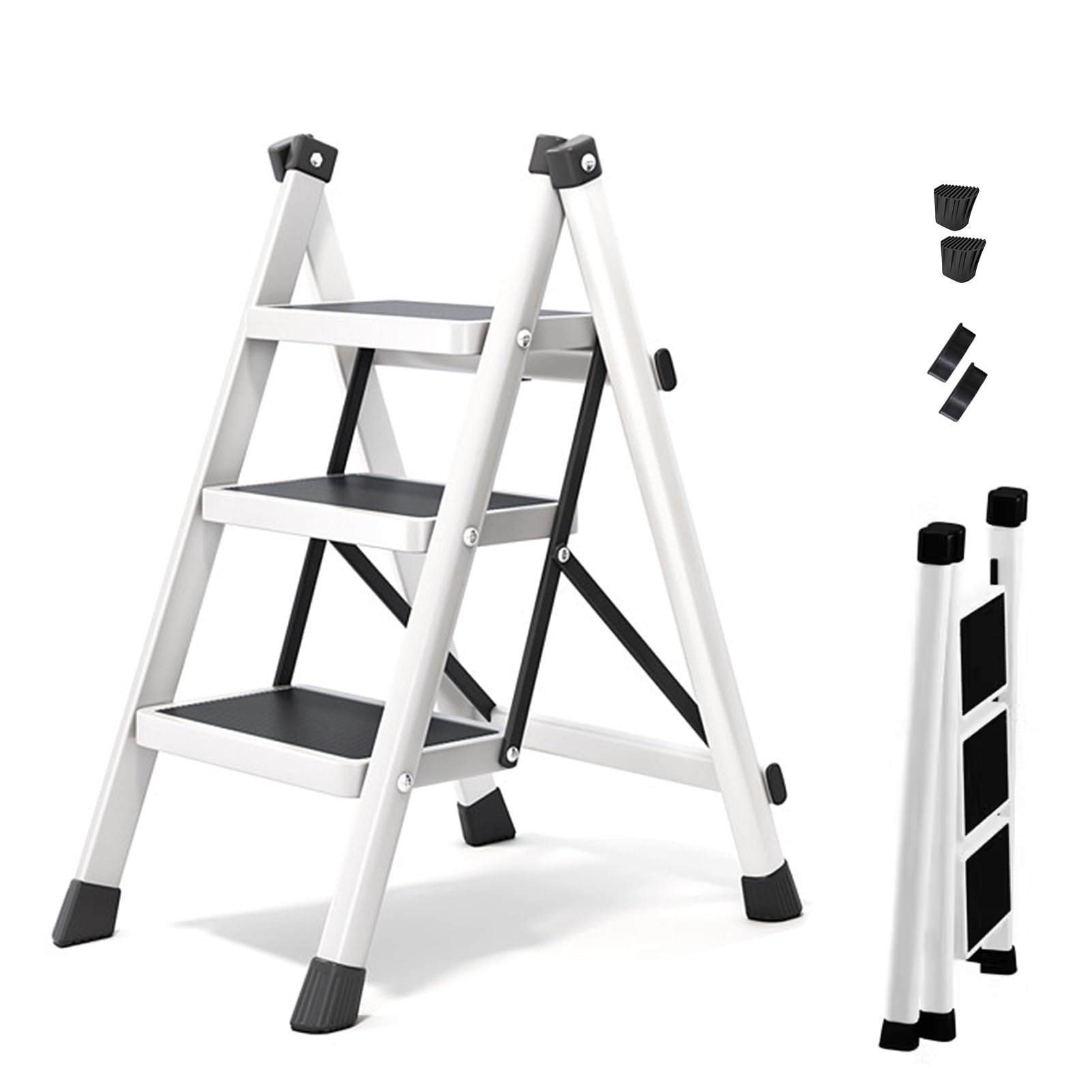 Dayong Step Ladder 3 Step Folding Ladder With Anti Slip | Desertcart INDIA