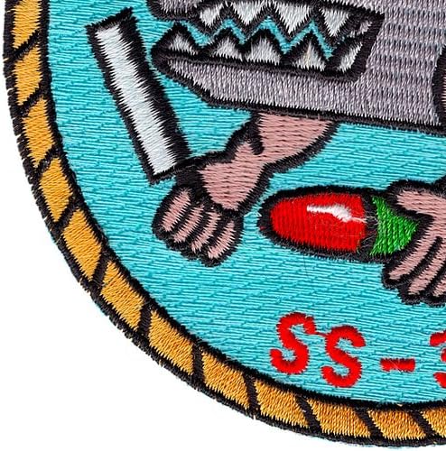 Amazon.com: USS Razorback SS-394 Version D Large Patch : Arts, Crafts ...