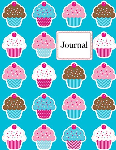 Journal: Blue Cupcakes Large Notebook: Publishing, Paddox ...