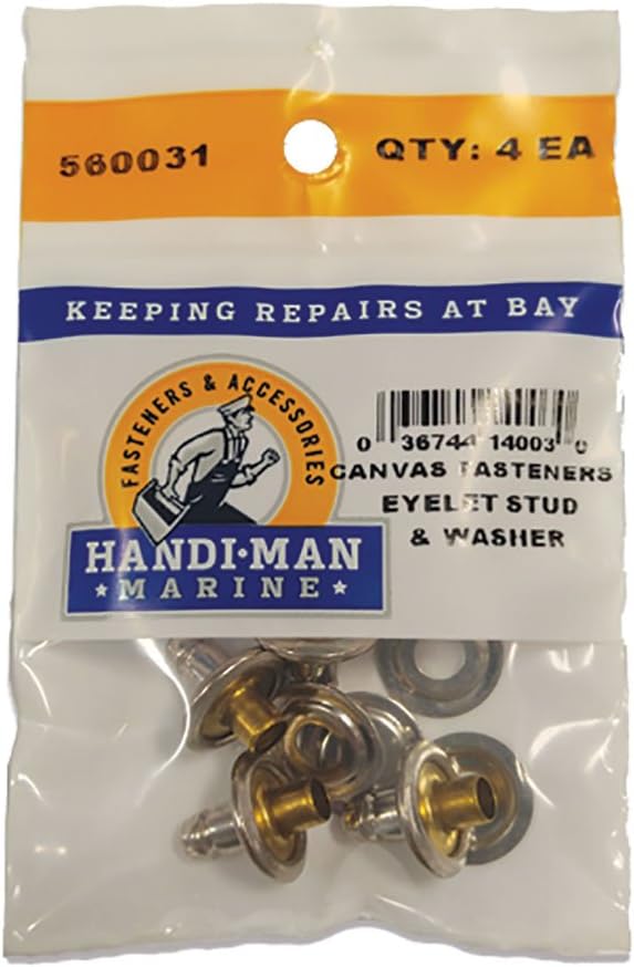 Amazon.com: Handi-Man Marine Eyelet Stud & Washer 560031 : Industrial ...