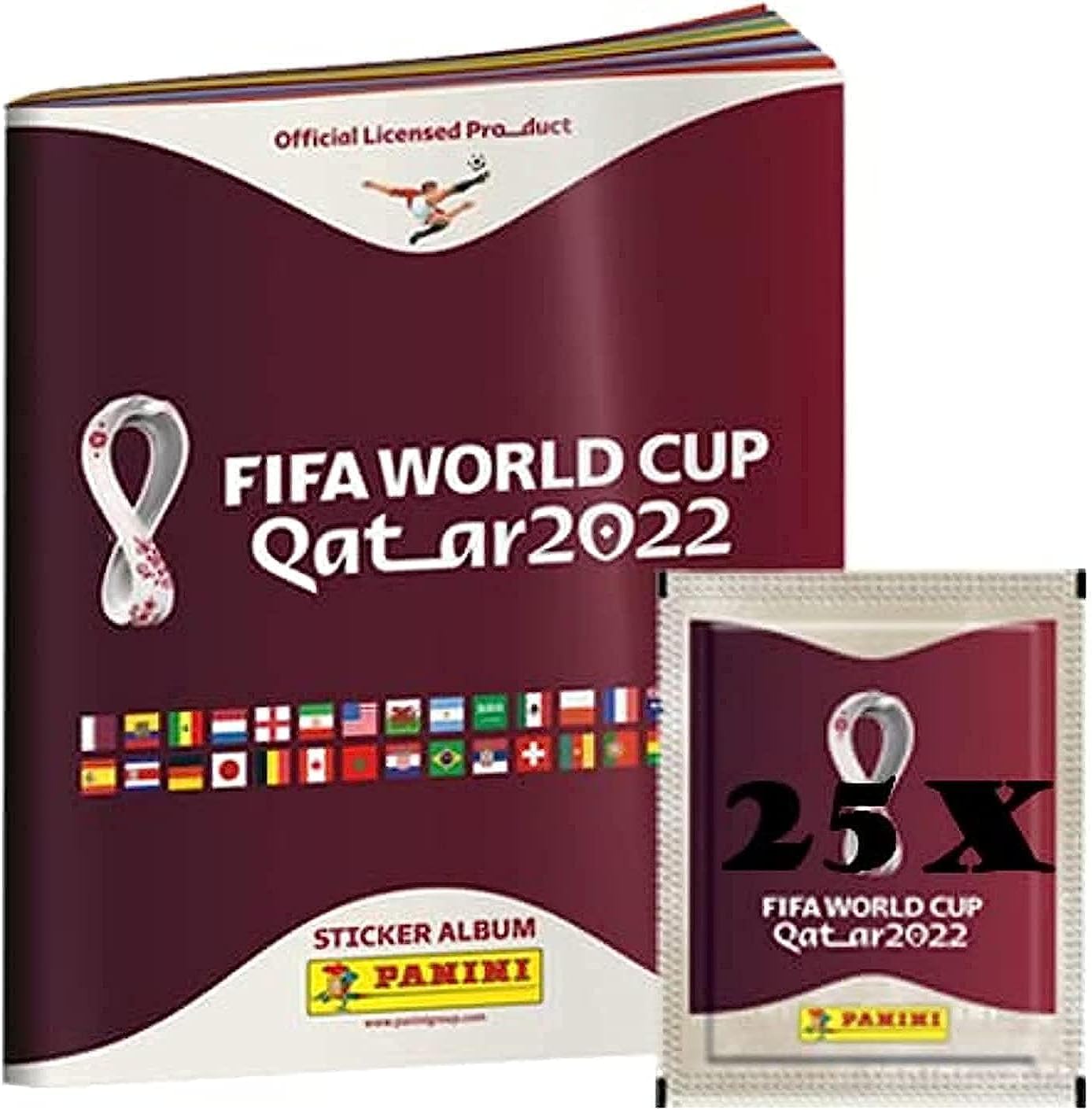 Amazon.com: 2022 Panini FIFA World Cup Stickers - Mega Starter Pack ...