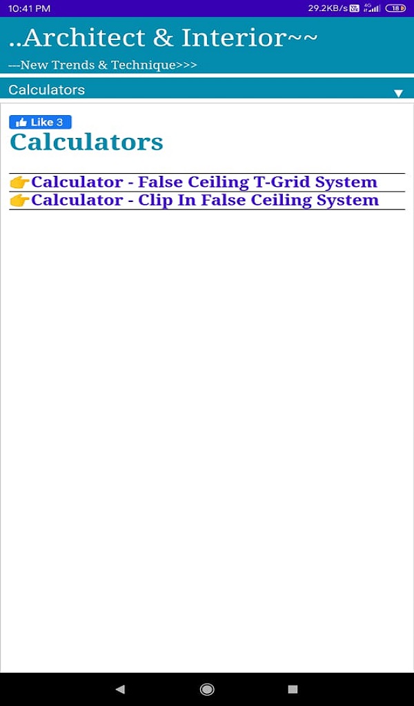 False Ceiling Calculators - App on Amazon Appstore