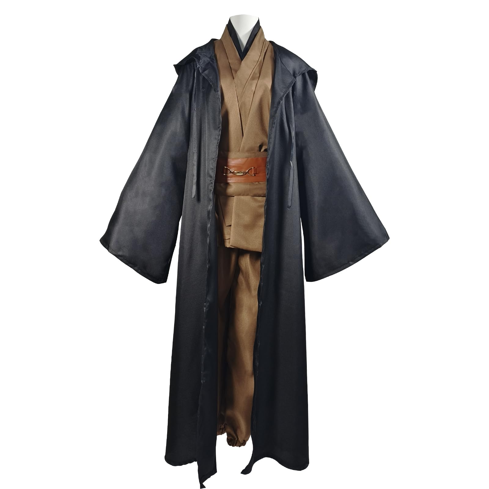 besteffie Men's Tunic Suit Hooded Robe Cosplay Cape Set large Style 3 ...