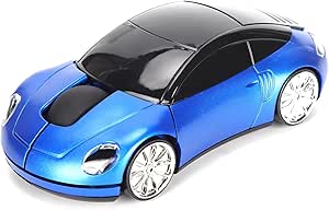 Sports Car Mouse, Race Car Shaped Optical Cordless Computer Mouse with ...