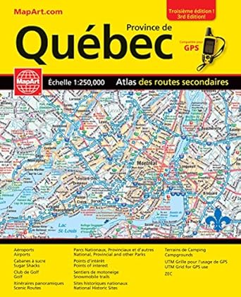 Quebec Road Atlas: cccmaps.com: 9781551984469: Books - Amazon.ca