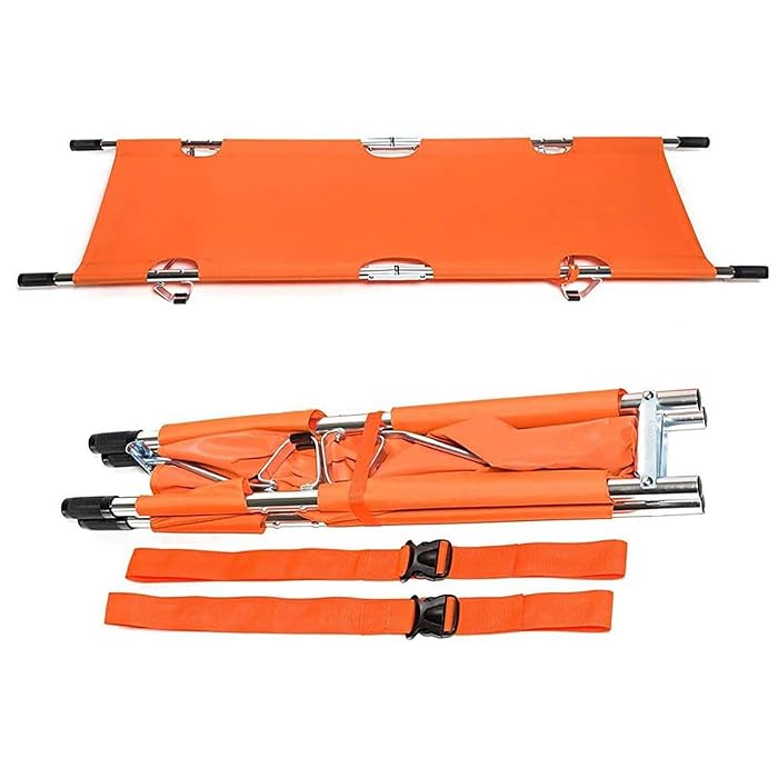 Buy Folding stretcher, Edical Emergency Aluminum Alloy Folding Portable ...