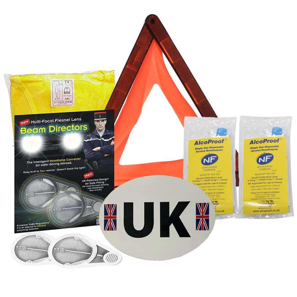 Family Motoring & Leisure New Euro European Travel Kit For Driving In ...