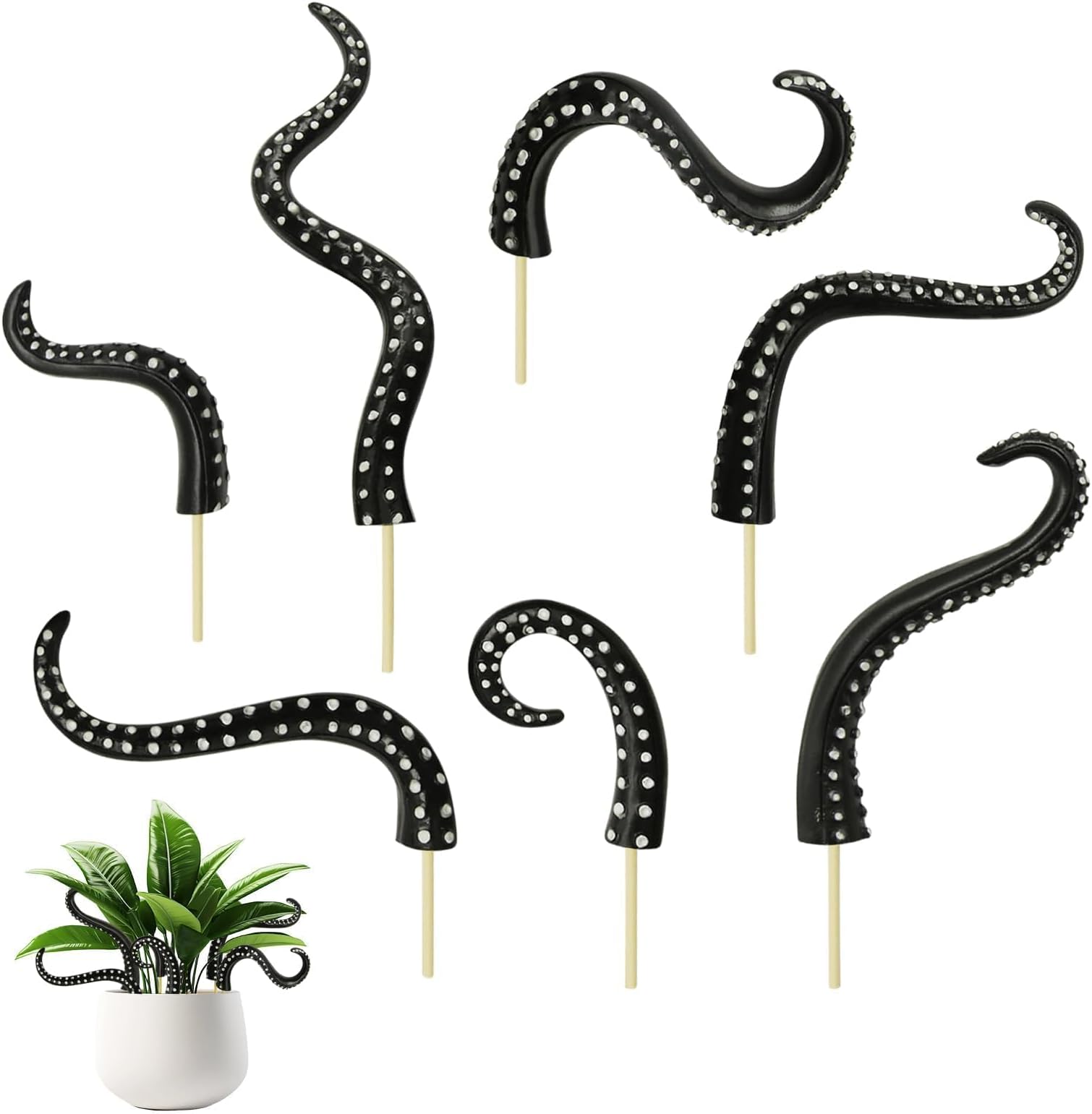 Amazon.com : Generic Octopus Tentacle Plant Stake,House Plant ...