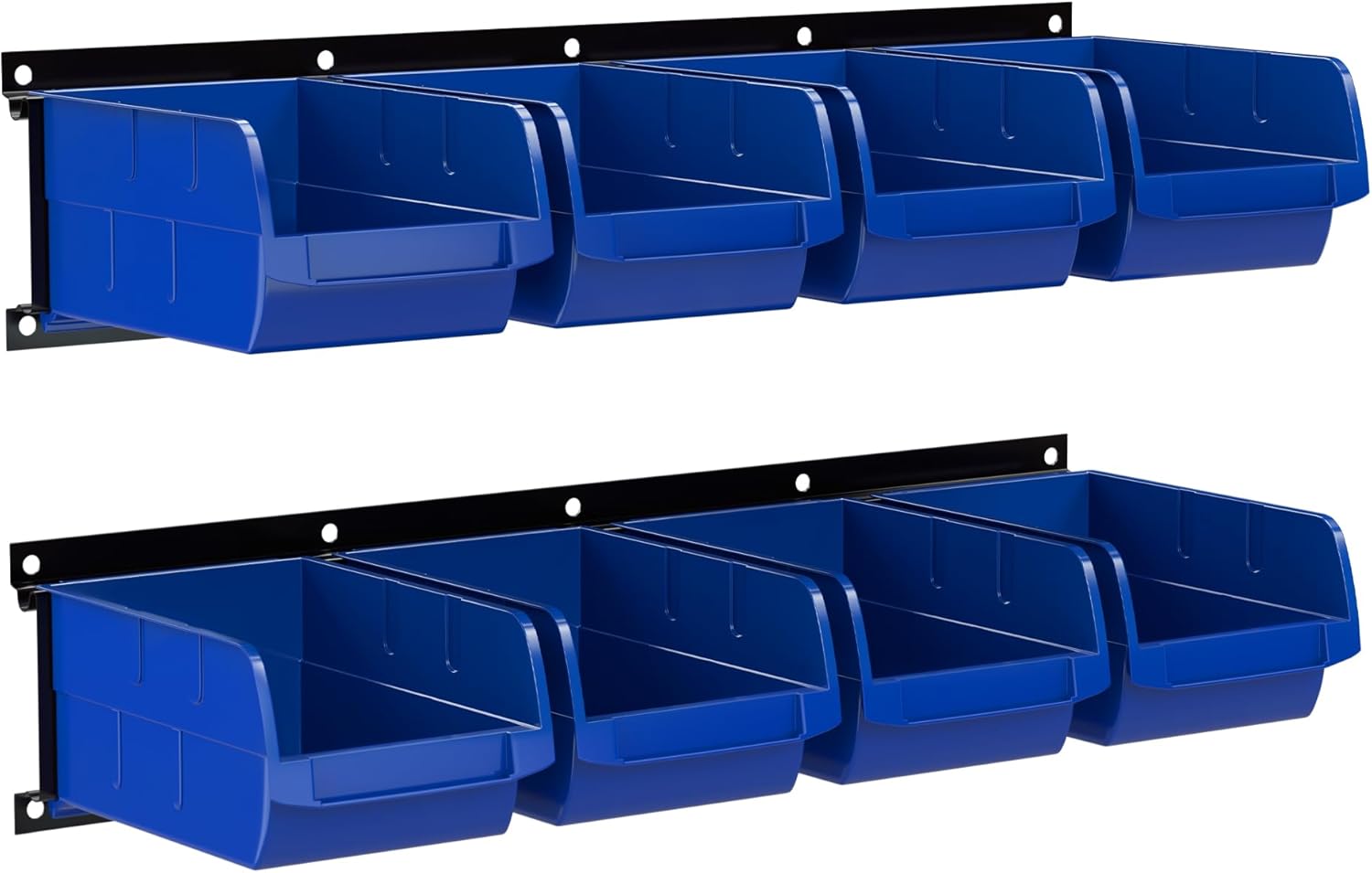UNITEDPOWER wall mounted garage storage bin, Parts Rack, Plastic ...