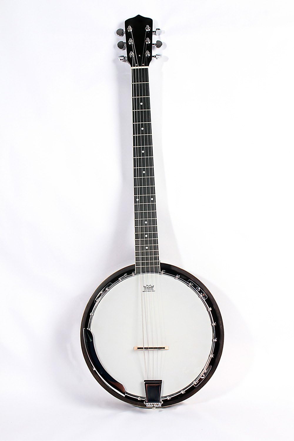 Amazon.com: Jameson Guitars 6-String Banjo Guitar with Closed Back ...